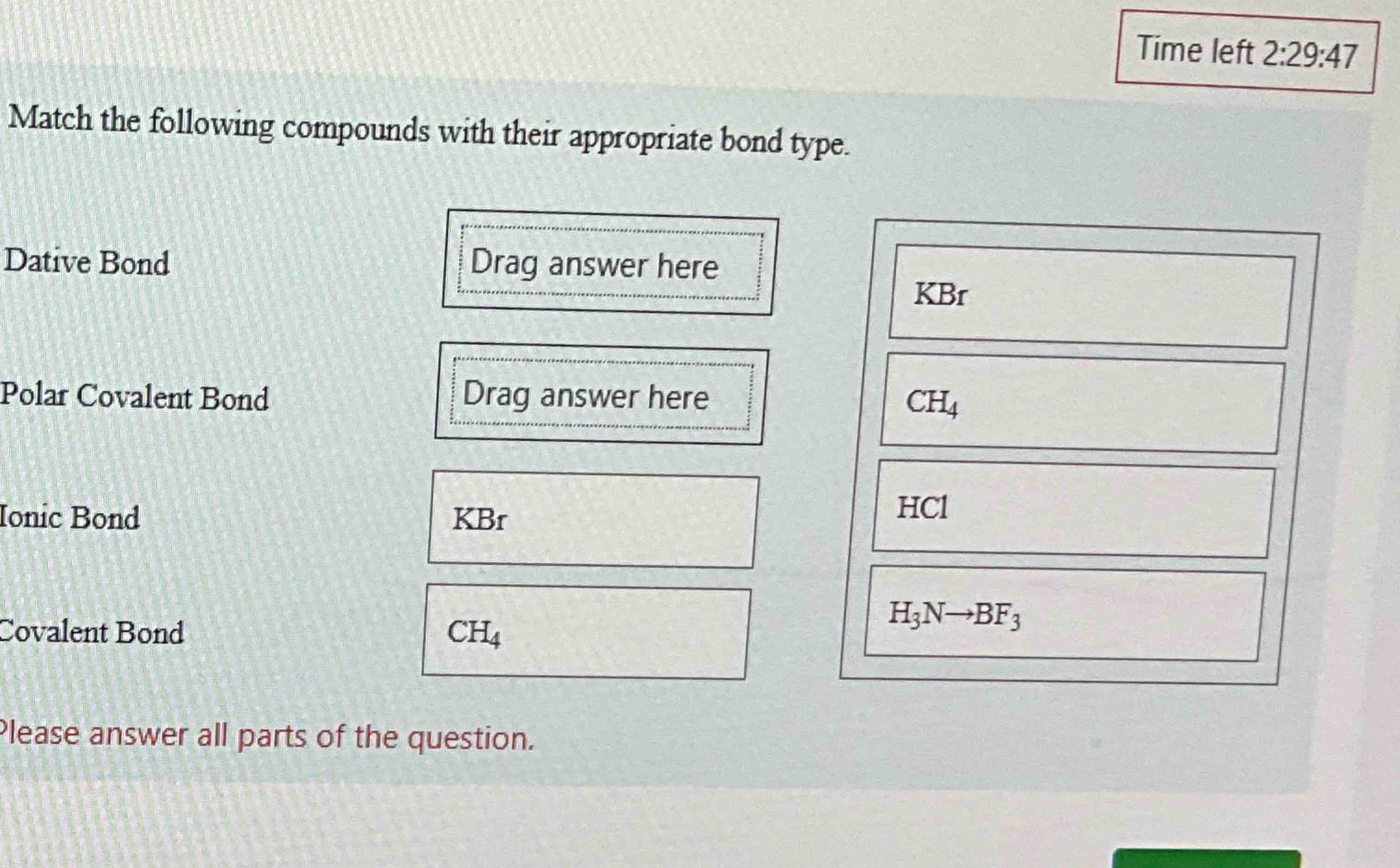 Solved Match the following compounds with their appropriate | Chegg.com