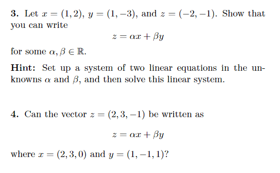 Solved In Exercises 1 - 3 find a nonzero vector that is | Chegg.com