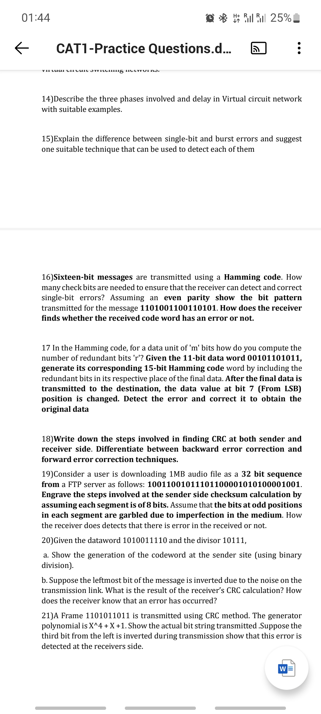 Solved 14)Describe the three phases involved and delay in | Chegg.com