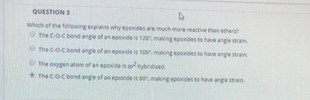 Solved QUESTION 3 Which of the following explains why | Chegg.com