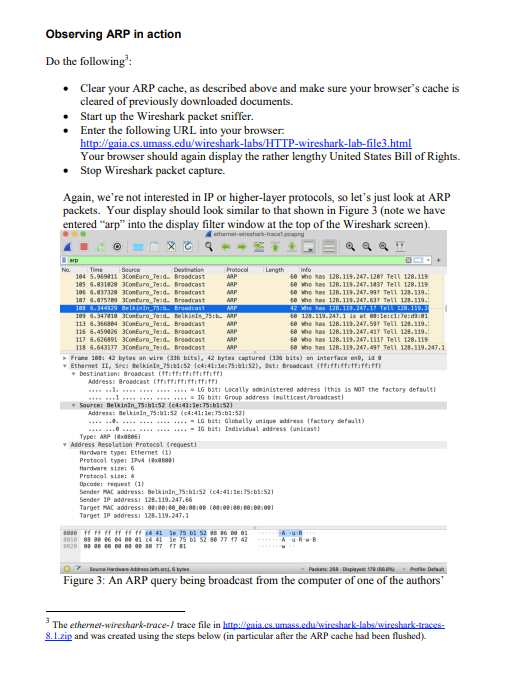 Solved If you're unable to run Wireshark on a live network | Chegg.com