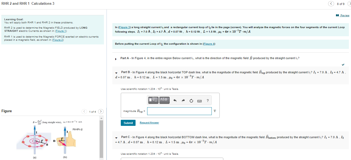 Solved RHR2 and RHR 1 Calculations 3 8 of 9 u Review | Chegg.com