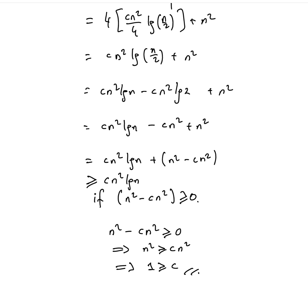 Solved Solving recurrences ... contd.. Example: | Chegg.com