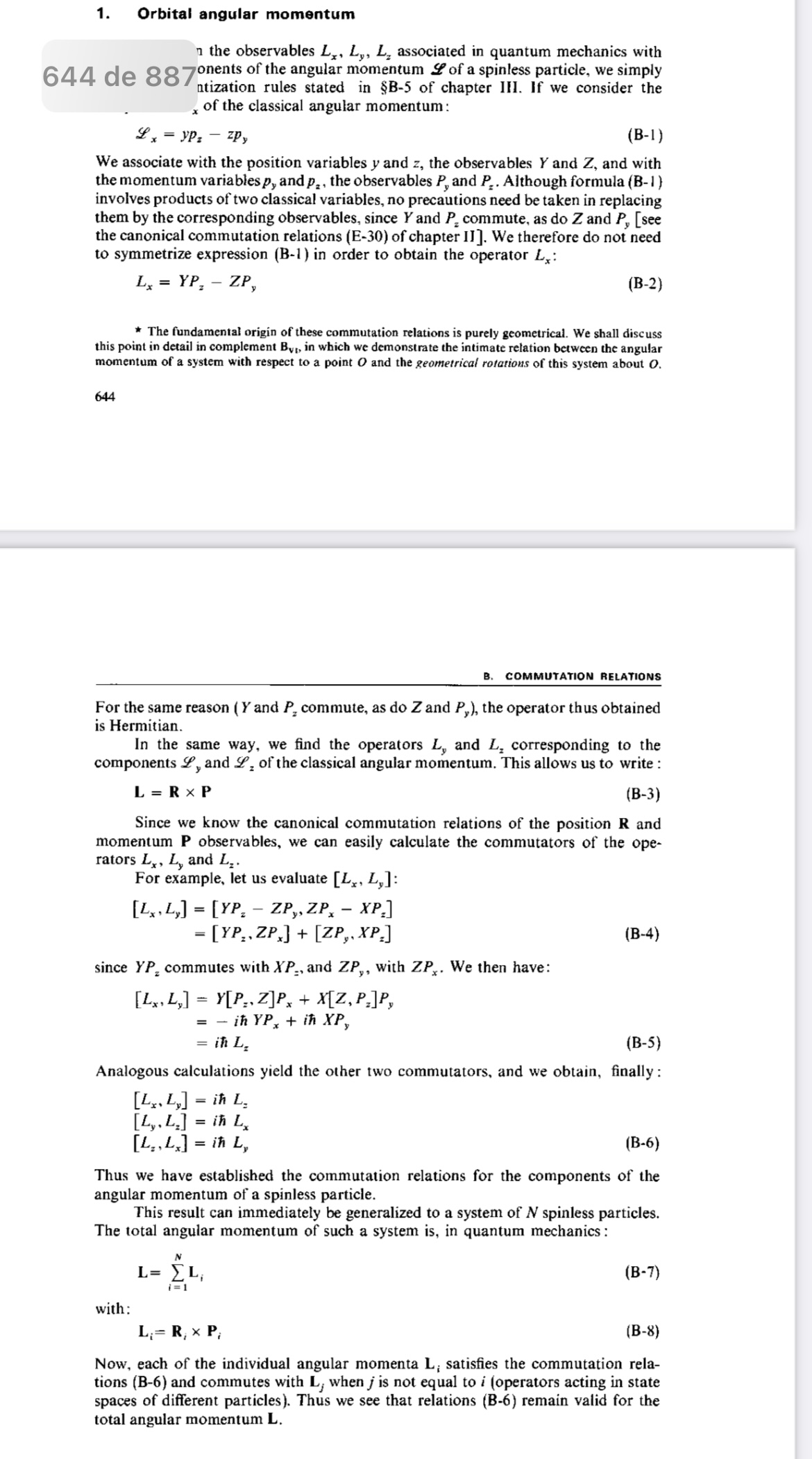 Solved n the observables Lx,Ly,Lz associated in quantum | Chegg.com