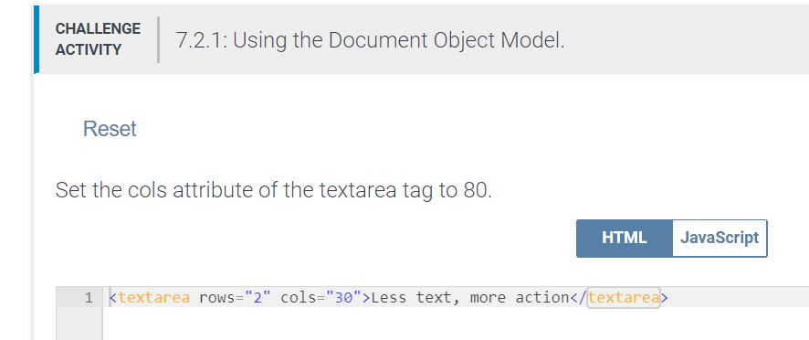 Solved CHALLENGE ACTIVITY 7.2.1: Using the Document Object | Chegg.com