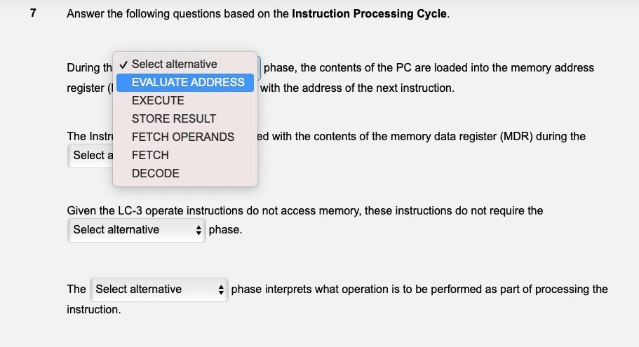 Solved LS 7 Answer the following questions based on the | Chegg.com