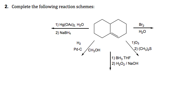 Solved 1. Considering the reactions given below, provide the | Chegg.com