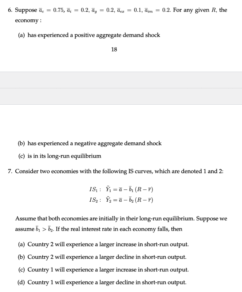 Solved 6. Suppose | Chegg.com