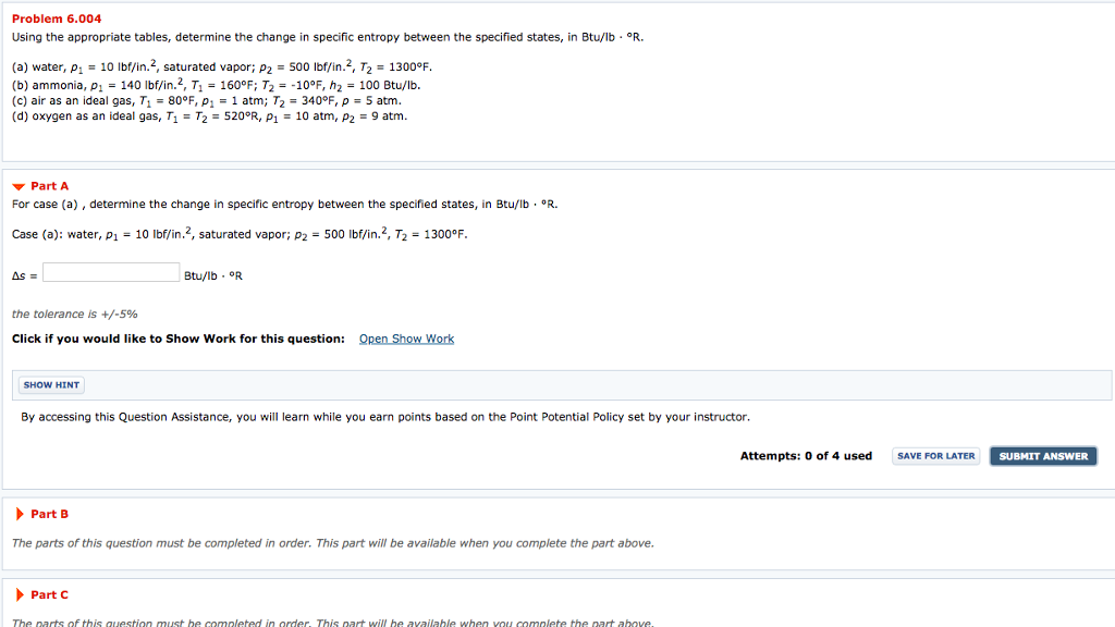 Solved Problem 6.004 Using the appropriate tables, determine | Chegg.com