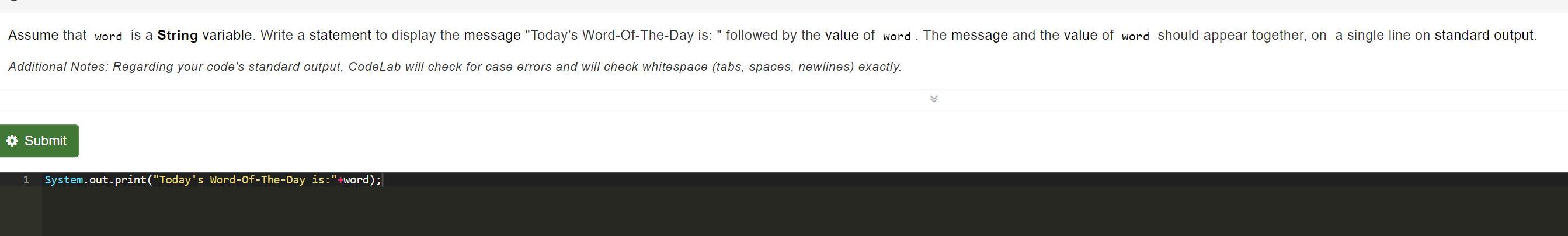 Solved Assume that word is a String variable. Write a | Chegg.com