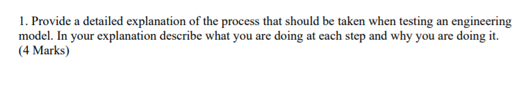Solved 1. Provide a detailed explanation of the process that | Chegg.com
