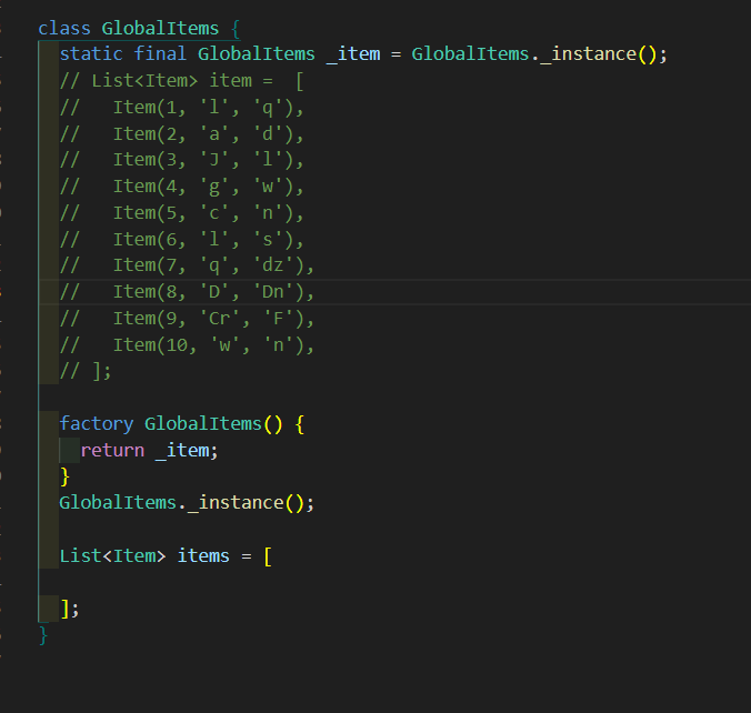 Solved Flutter DartI have these files in picture I wrote | Chegg.com