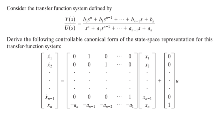 Solved Consider the transfer function system defined by Y(s) | Chegg.com