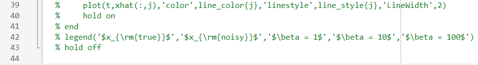 Solved Estimate true signal from measured noisy signal (50 | Chegg.com