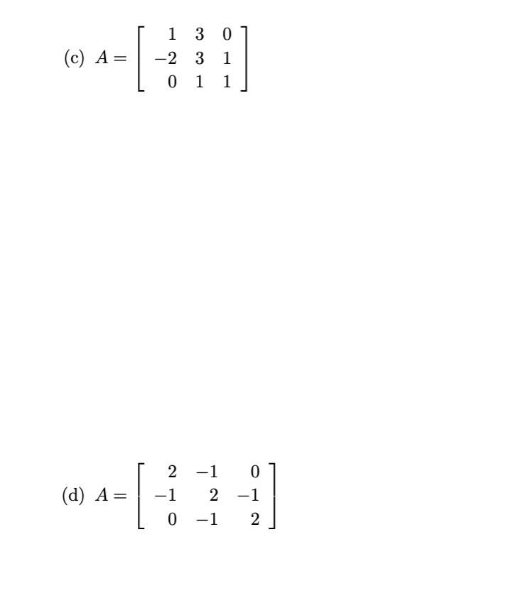Solved Question 1. (15 points) Compute the inverse of A | Chegg.com