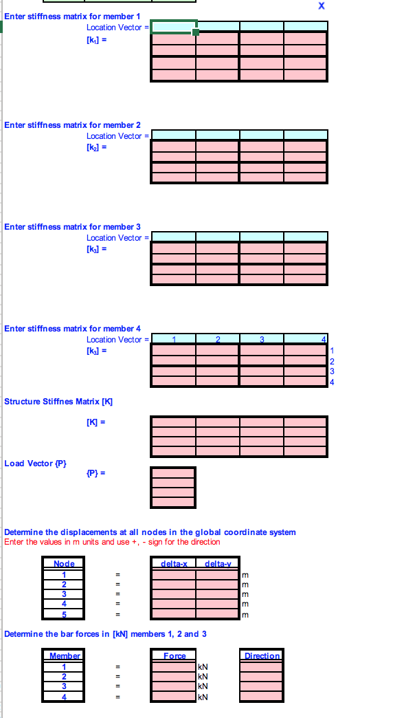 Solved In the structure shown, all members are pin connected | Chegg.com