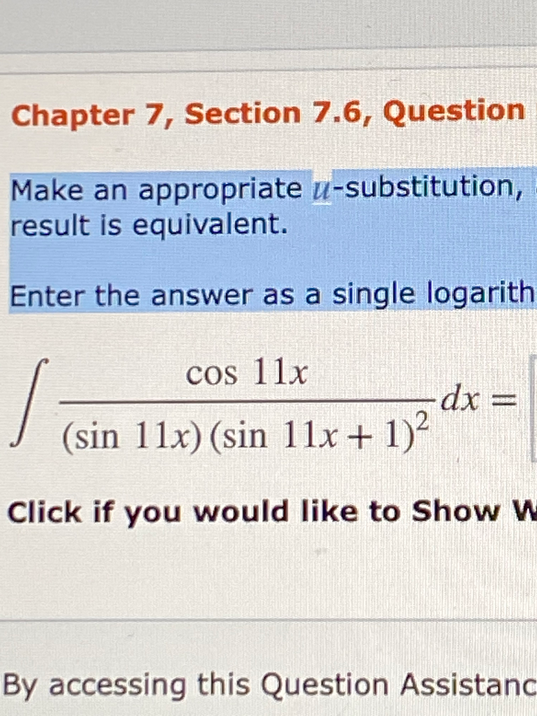 Solved Make an appropriate u-substitution, and then use | Chegg.com Solved Make an appropriate u-substitution, and then use | Chegg.com