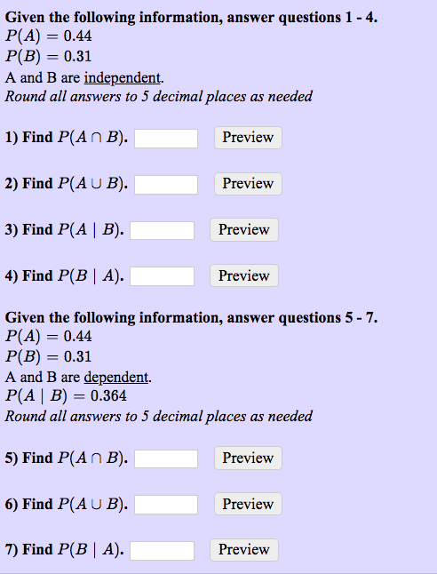 Solved Given the following information, answer questions 1 - | Chegg.com