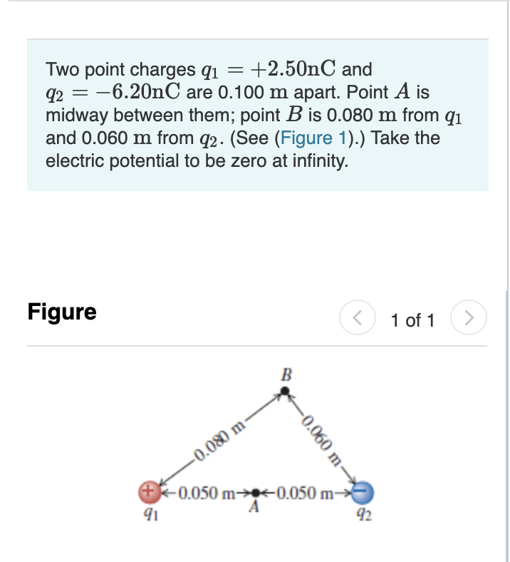 Solved Find the potential at point A Find the potential at | Chegg.com