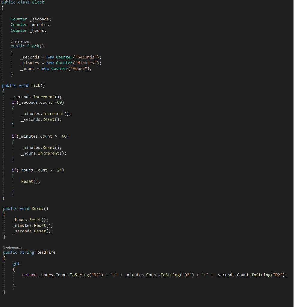 Solved Please Help Create Unit Test Class Clock Class C Also Please Use Nunitframework 5474