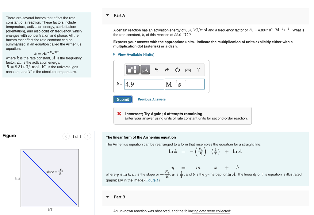 Solved There are several factors that affect the rate | Chegg.com