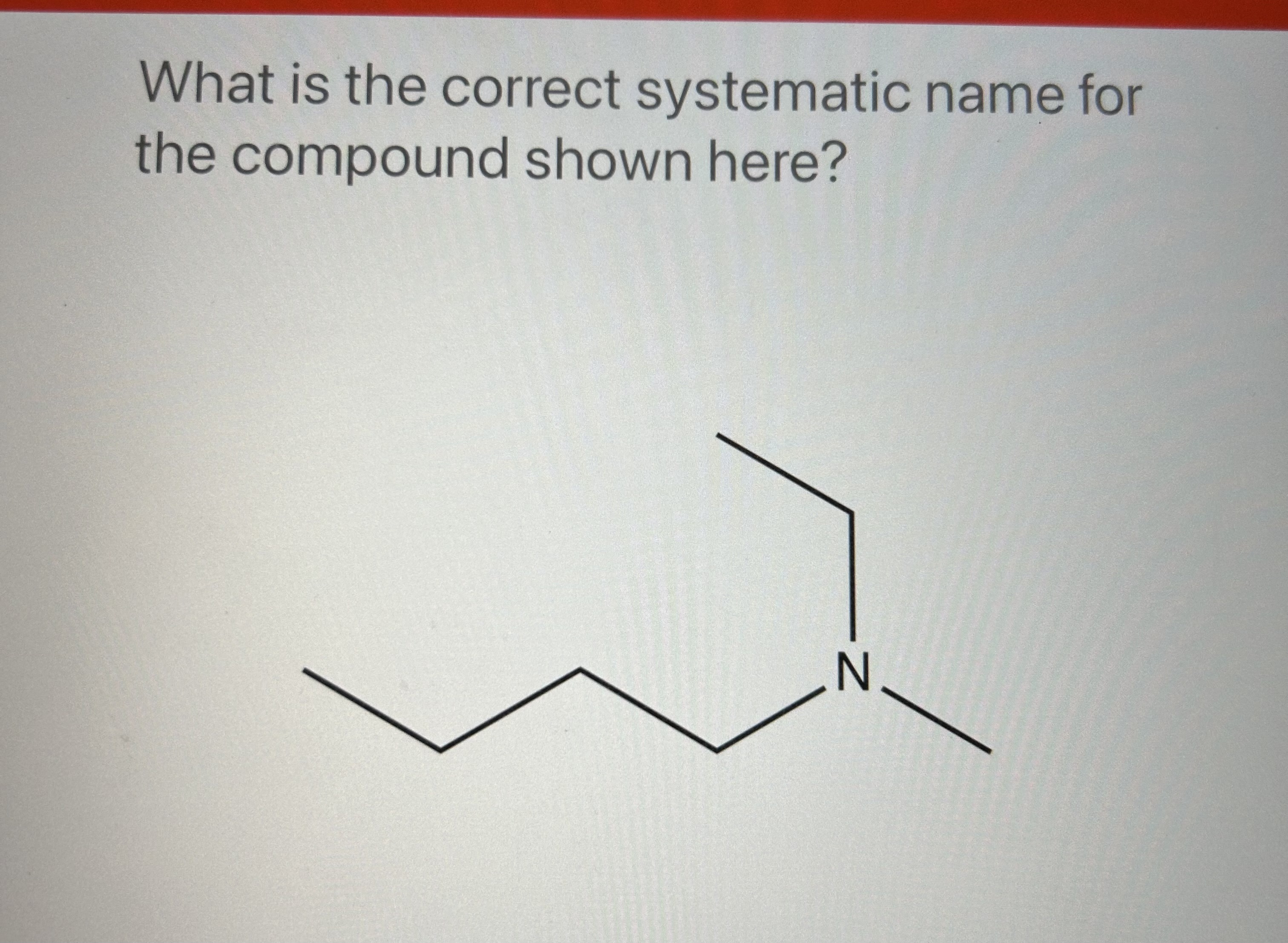Solved What is the correct systematic name for the compound | Chegg.com