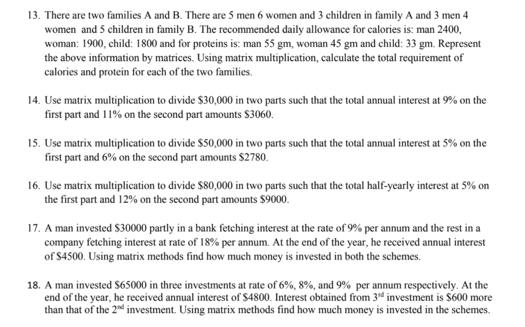Solved 13. There are two families A and B. There are 5 men 6 | Chegg.com