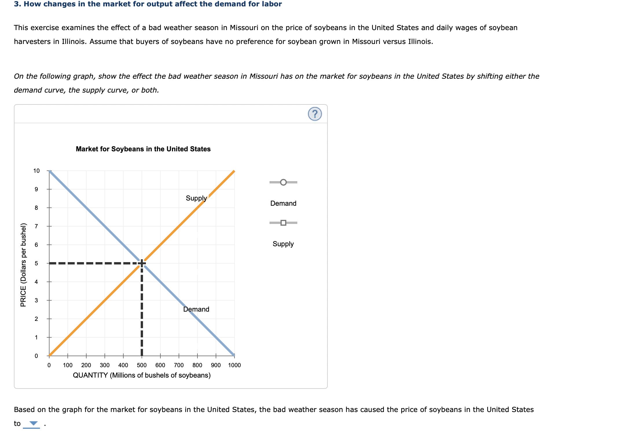 Solved 3. How changes in the market for output affect the | Chegg.com