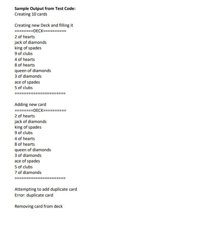 Solved Topics: Containers, Classes/Objects Problem | Chegg.com