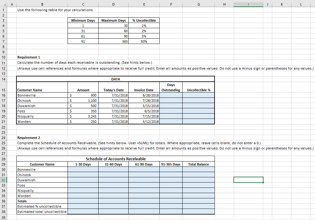 Solved Please be sure to include what formulas are being | Chegg.com