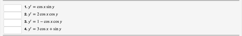 Solved (2 points) Match the direction fields labeled A | Chegg.com
