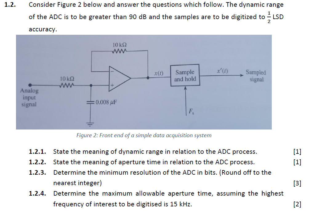Solved 1.2. Consider Figure 2 below and answer the questions | Chegg.com