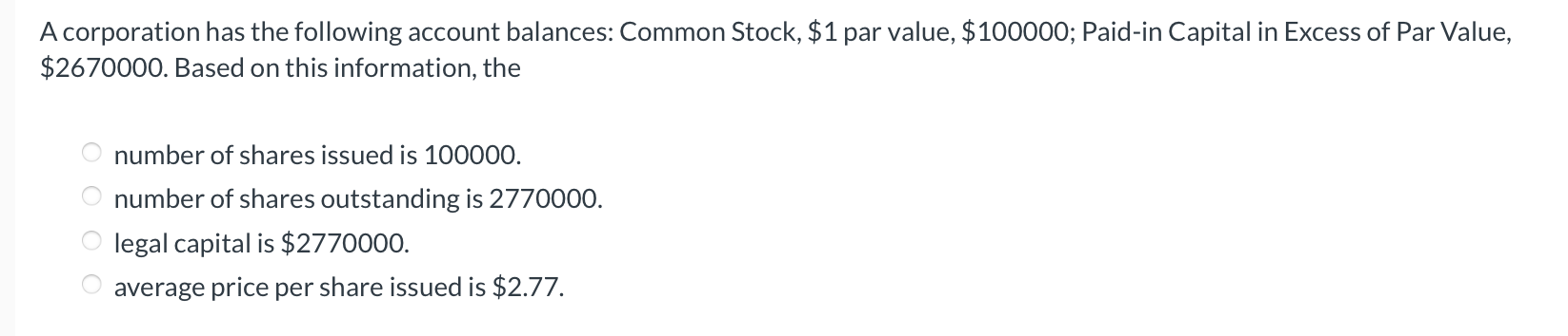 Solved The board of directors of Blossom Supply Company | Chegg.com