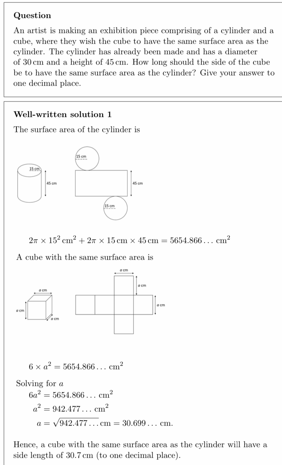 Solved Identify three elements of good mathematical | Chegg.com