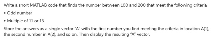 Solved Write a short MATLAB code that finds the number | Chegg.com
