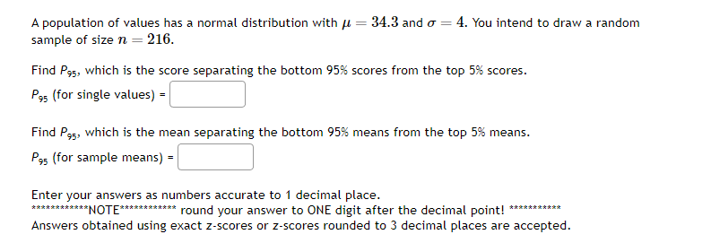 Solved A population of values has a normal distribution with | Chegg.com