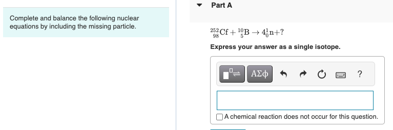Solved Complete and balance the following nuclear equations | Chegg.com