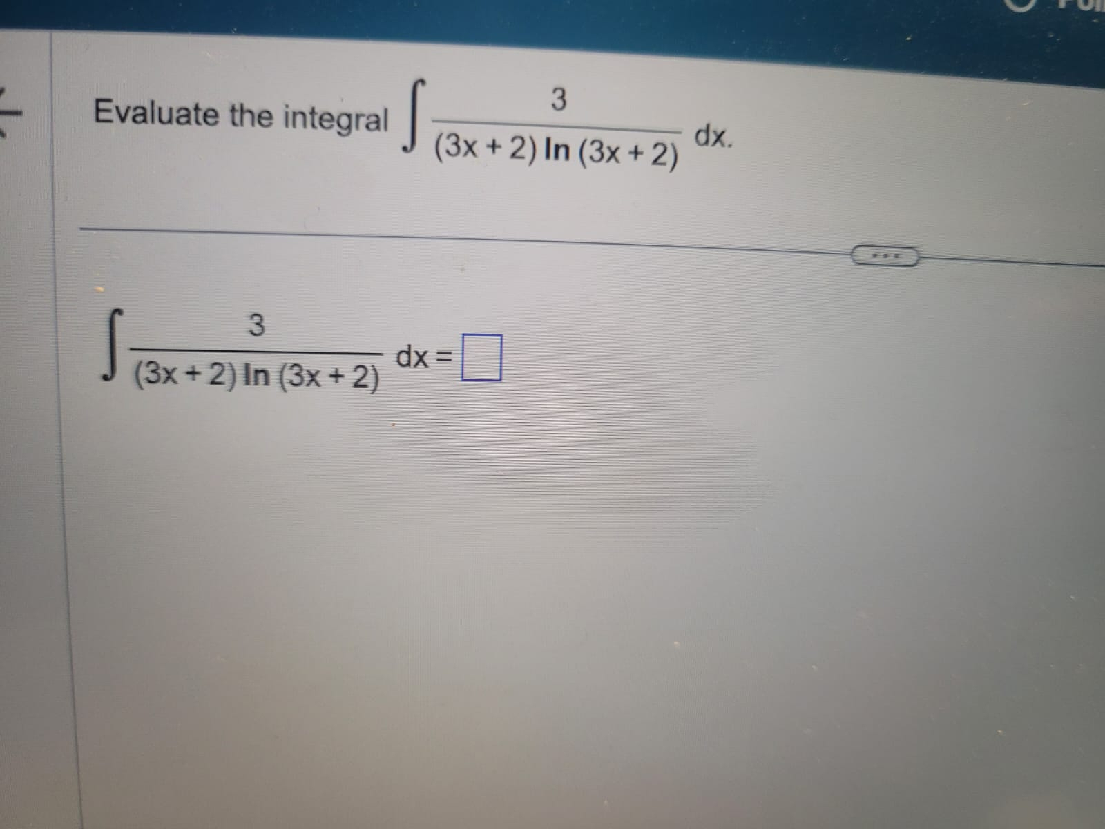 Solved Evaluate the integral | Chegg.com