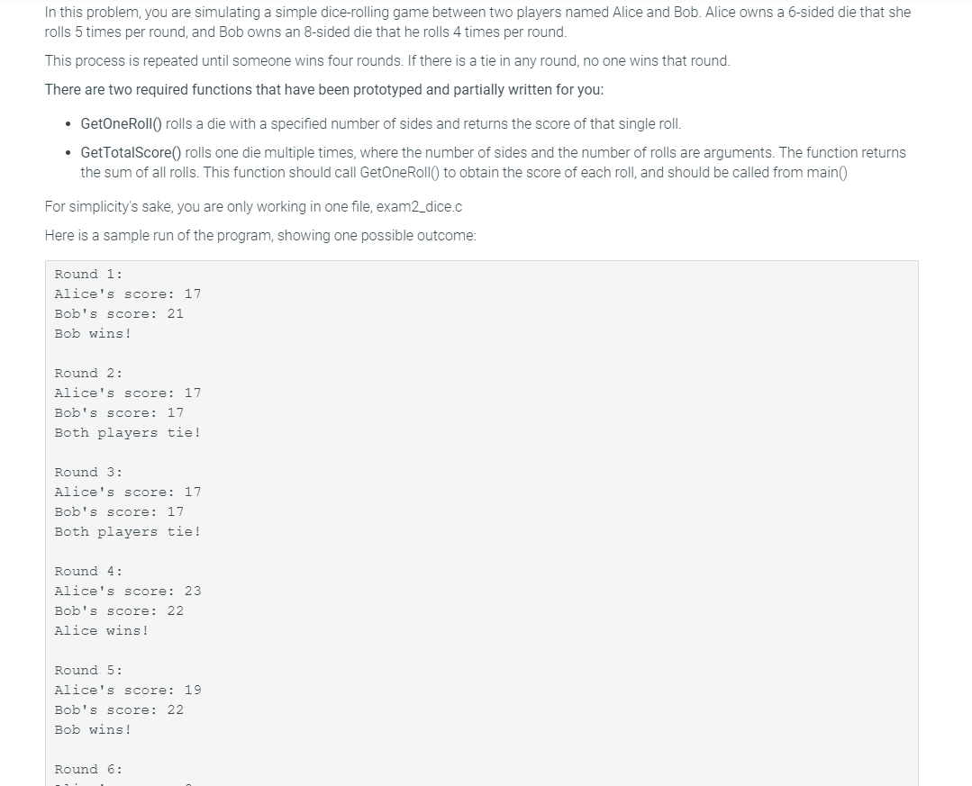 In this problem, you are simulating a simple | Chegg.com