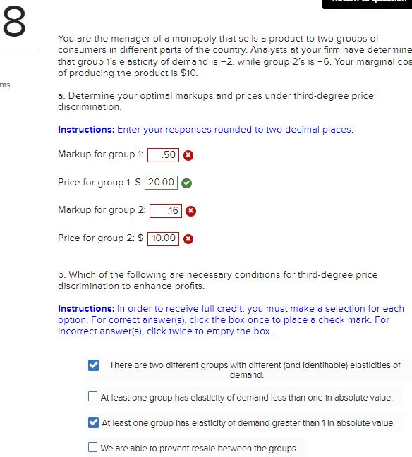 Solved You are the manager of a monopoly that sells a | Chegg.com