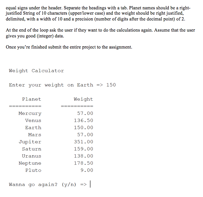 Solved CODE SHOULD BE IN JAVA FORMAT This assignment will | Chegg.com
