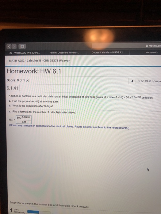 Solved Mathxd Co 2 Wrto A212 Rw2 20190 Forum Questions Chegg