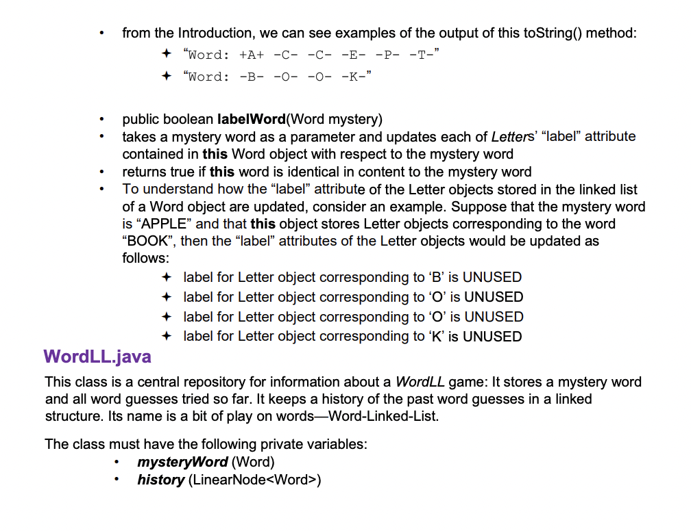 Solved Introduction Squabble is an interesting word game in | Chegg.com