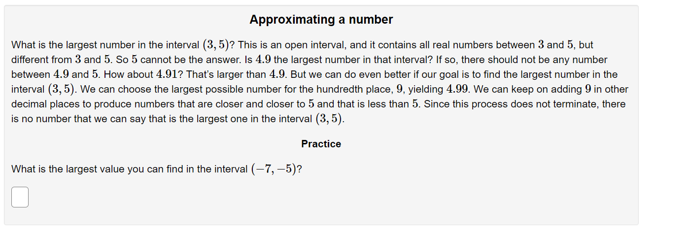Solved Approximating a number A rational number is a number | Chegg.com
