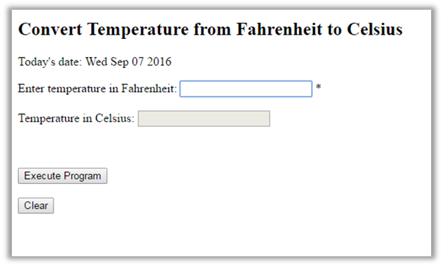 Solved WK8: ExerciseUse jQuery to develop the Temperature | Chegg.com