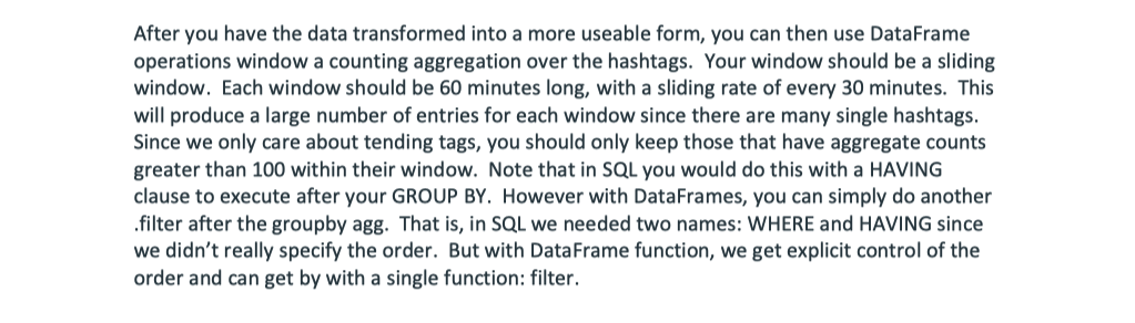Spark, Databrticks, Python, SQL, SQL Windows Here is | Chegg.com