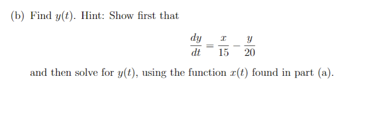 Solved 3. Mixture Problem: Consider the cascade of two tanks | Chegg.com