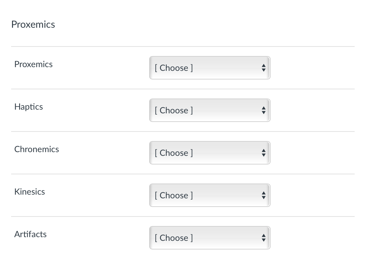 Solved The 5 different answers that you can choose | Chegg.com