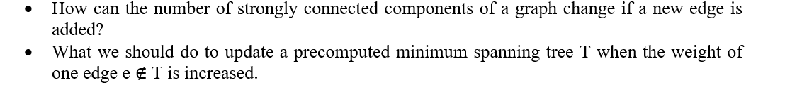 Solved - How can the number of strongly connected components | Chegg.com
