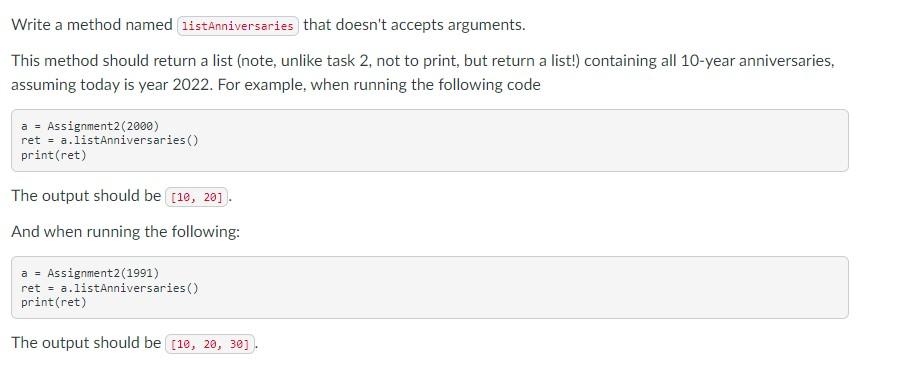 Solved I NEED THIS METHOD CODED IN PYTHON I NEED THIS METHOD | Chegg.com